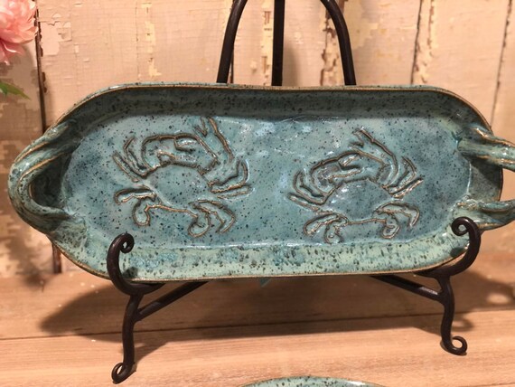 Crab Tray Crab Serving Tray - Etsy