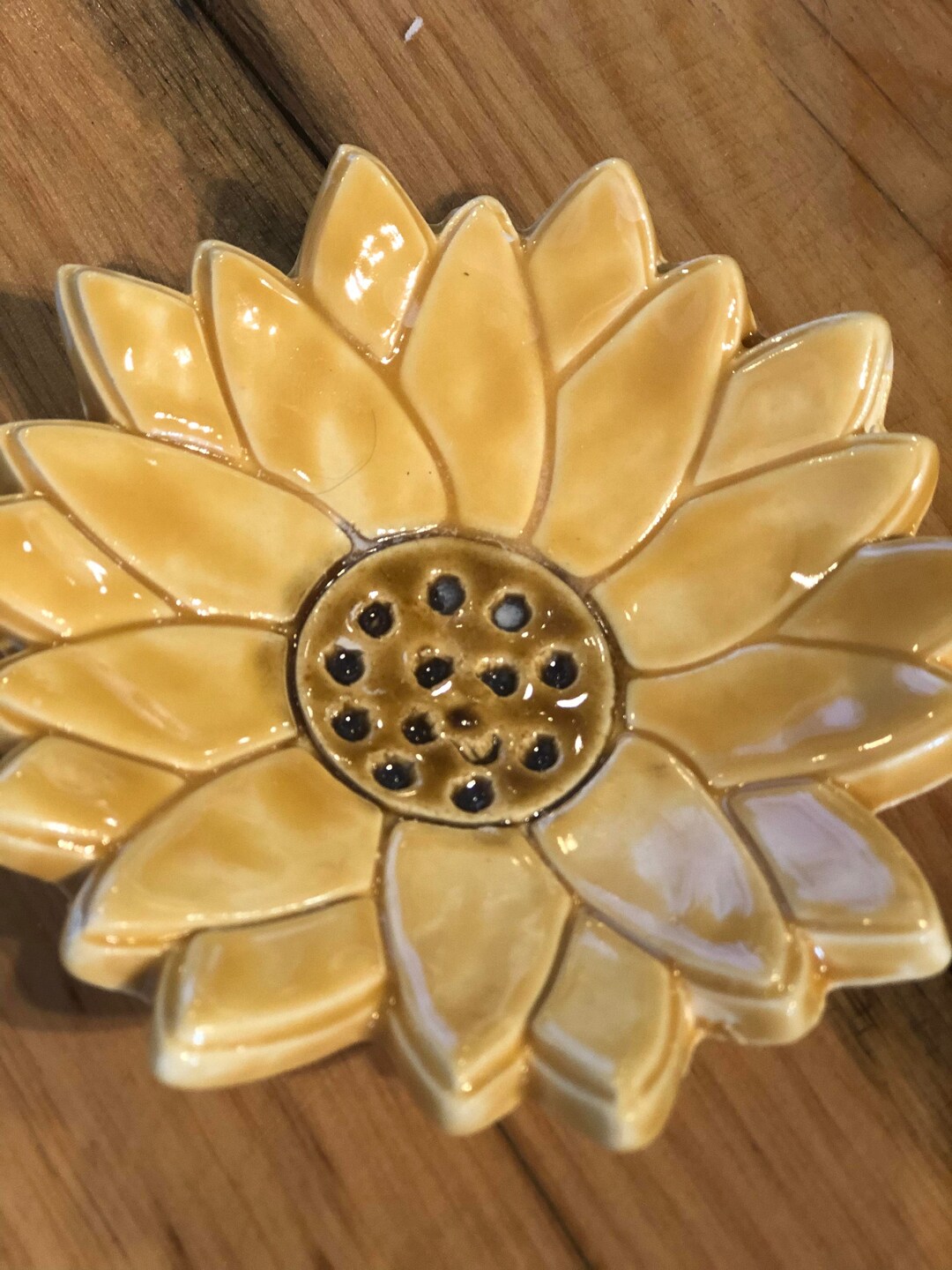 Sunflower Dish, Sunflower Bowl, Sunflower Pottery - Etsy