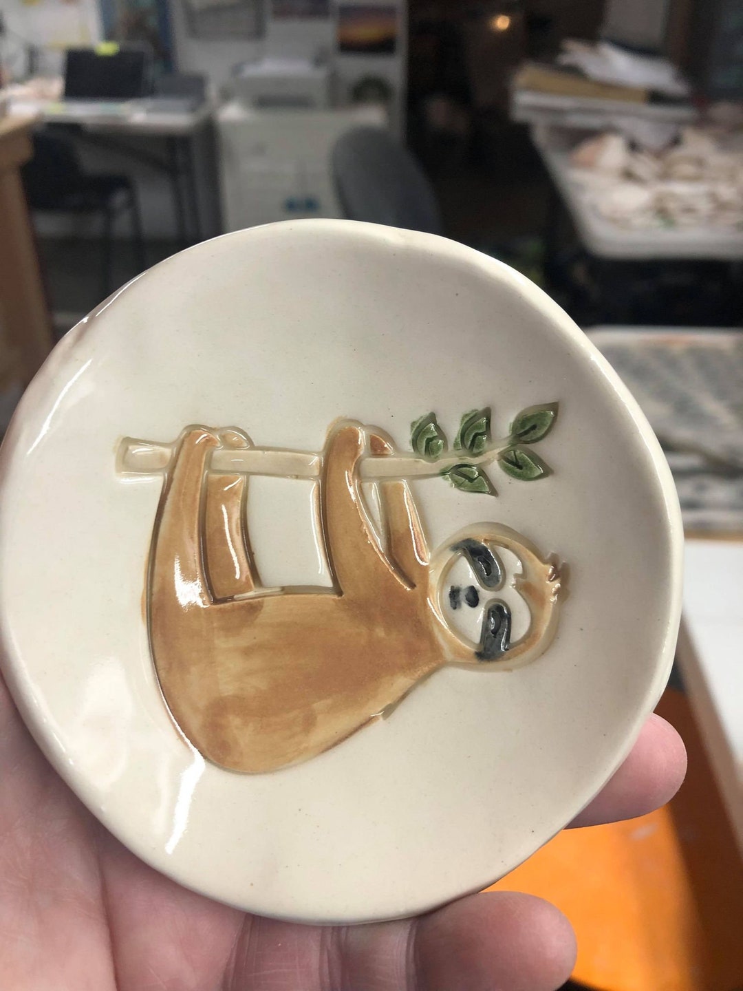 Sloth Ring Dish, Sloth Pottery - Etsy