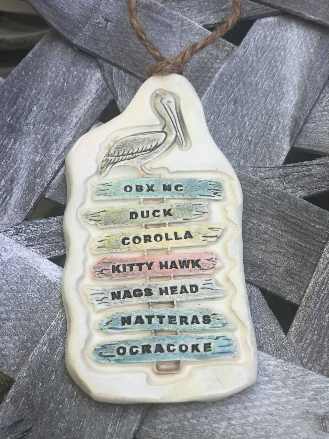 OBX Ornament, OBX Village Ornament, Outer Banks Ornament - Etsy