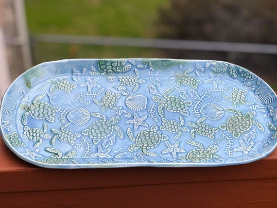 Sea Turtle Tray Sea Life Charcuterie Tray - Etsy