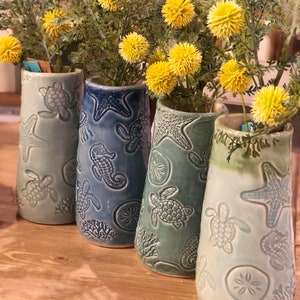 Sea Life Vase - Etsy