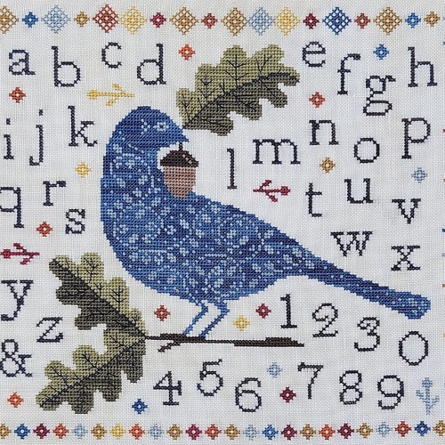 Hello From Liz Mathews AUTUMN Cloche Cross Stitch Pattern - Etsy