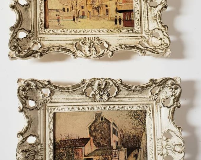 Framed Artwork French Country in Ornate Frames Set of - Etsy