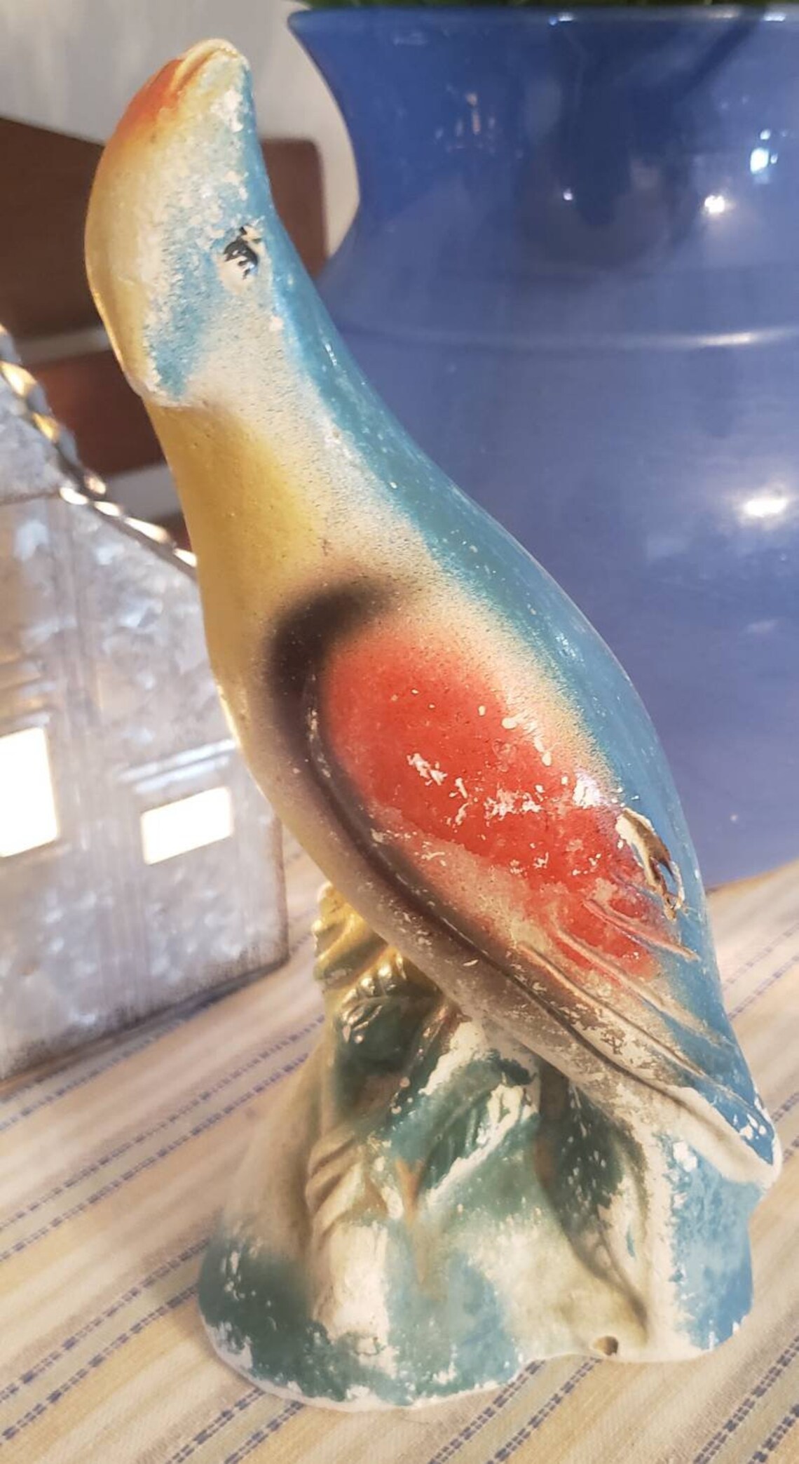 Carnival Chalkware Cockatiel Bird/vintage 1940s Carnival Prize - Etsy