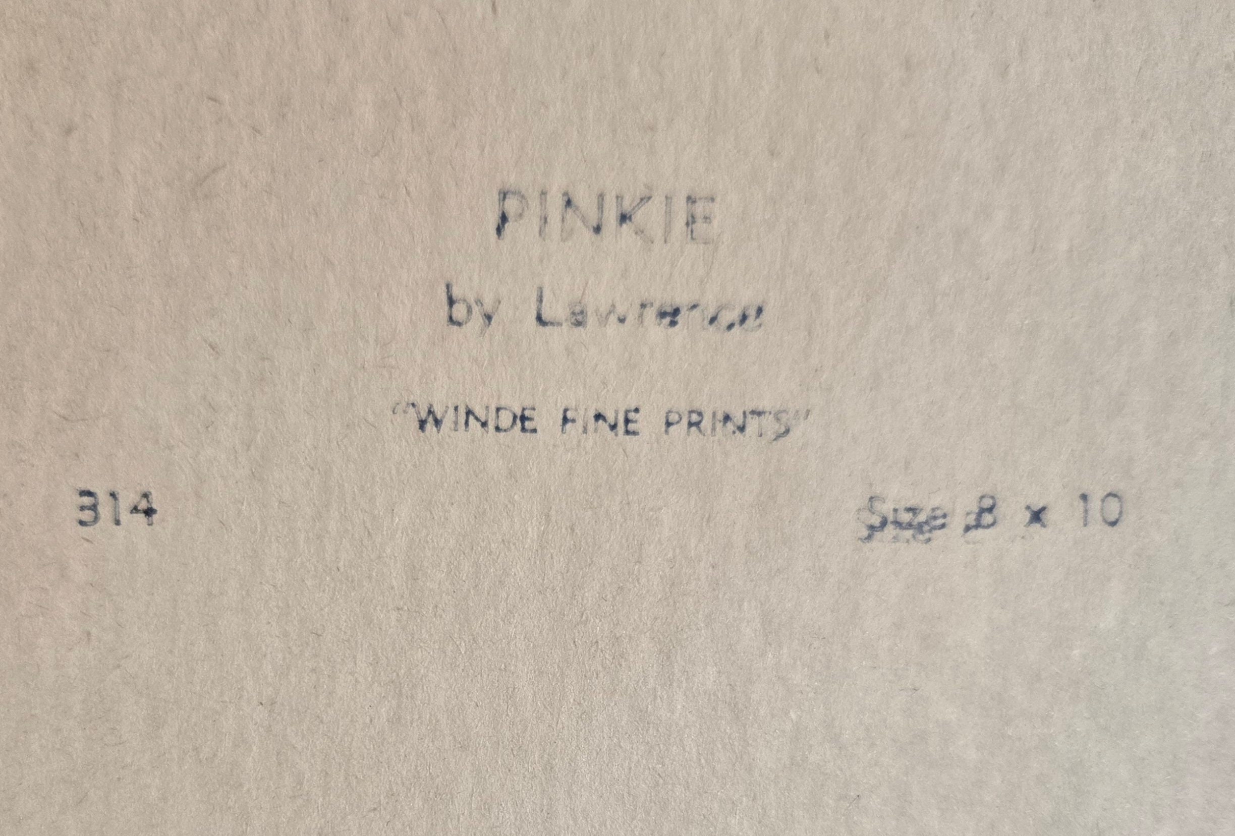 Pinkie and Blue Boy 8x10 Framed Prints/vintage 1960s Winde Fine Prints ...