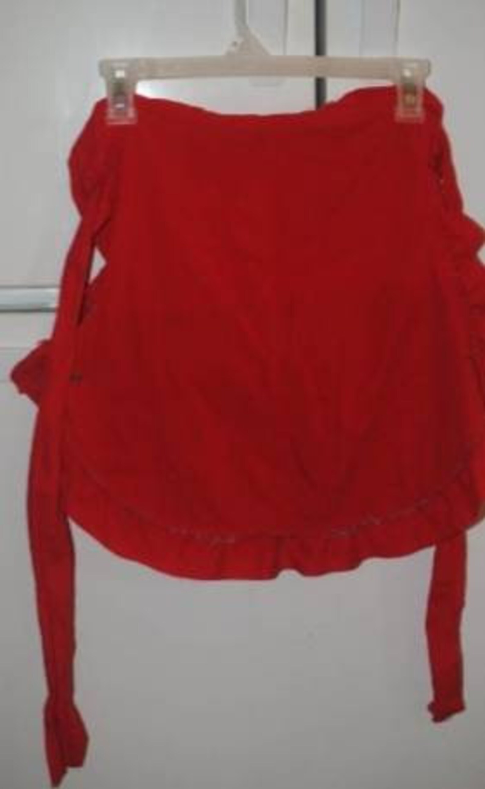 Farmhouse Red Half Apron/candy Strip Front Pockets 1950's/photo Prop ...