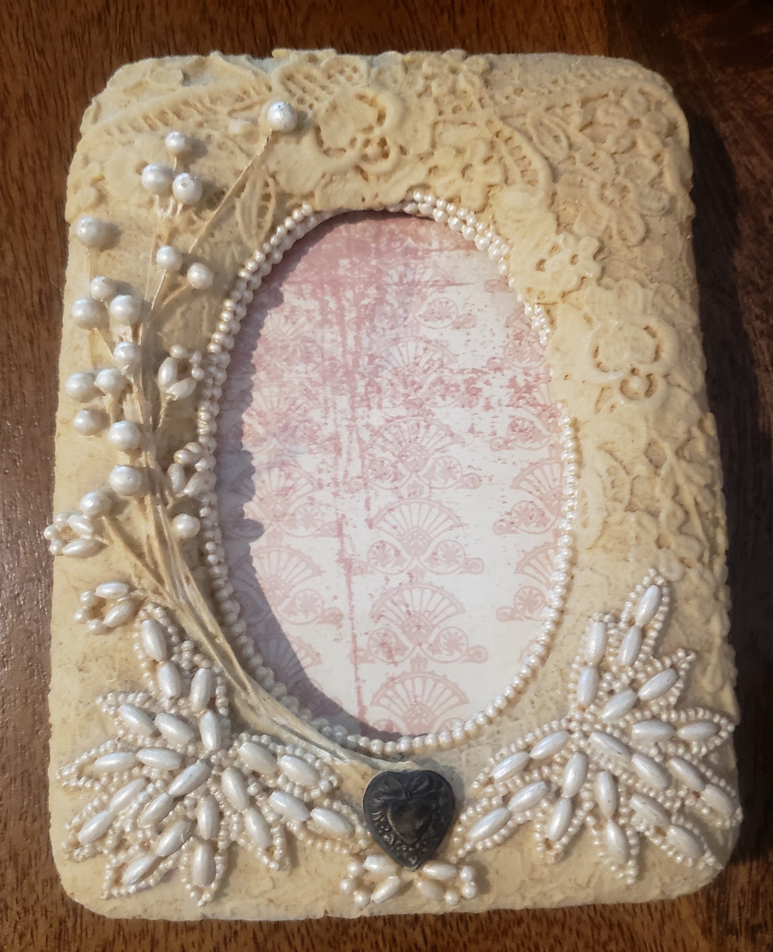 Photo Frame/vintage 1990s Polystone Resin Victorian Style Photo Frame ...