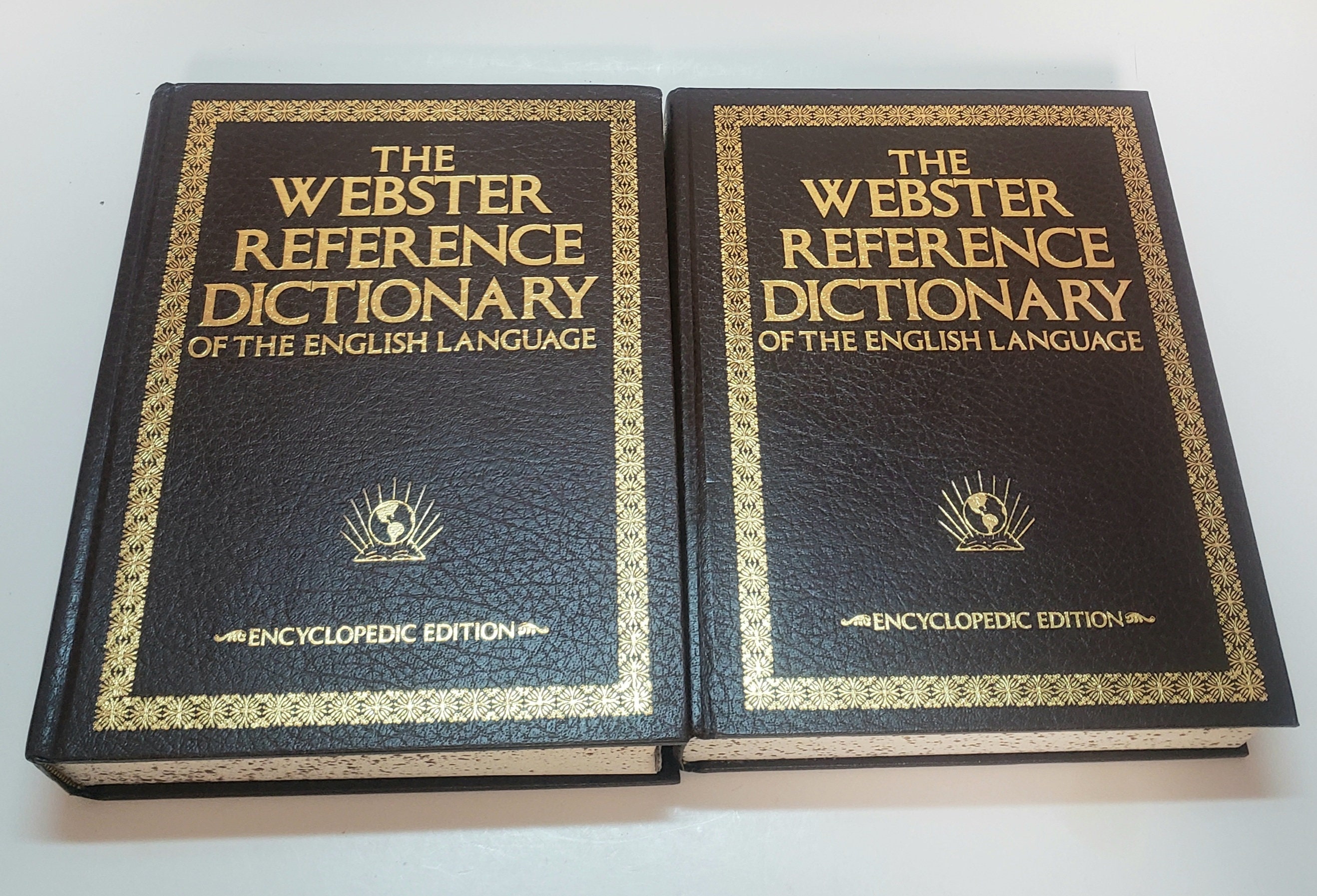 The Webster Reference Dictionary of the English Language Vol 1 & 2 ...
