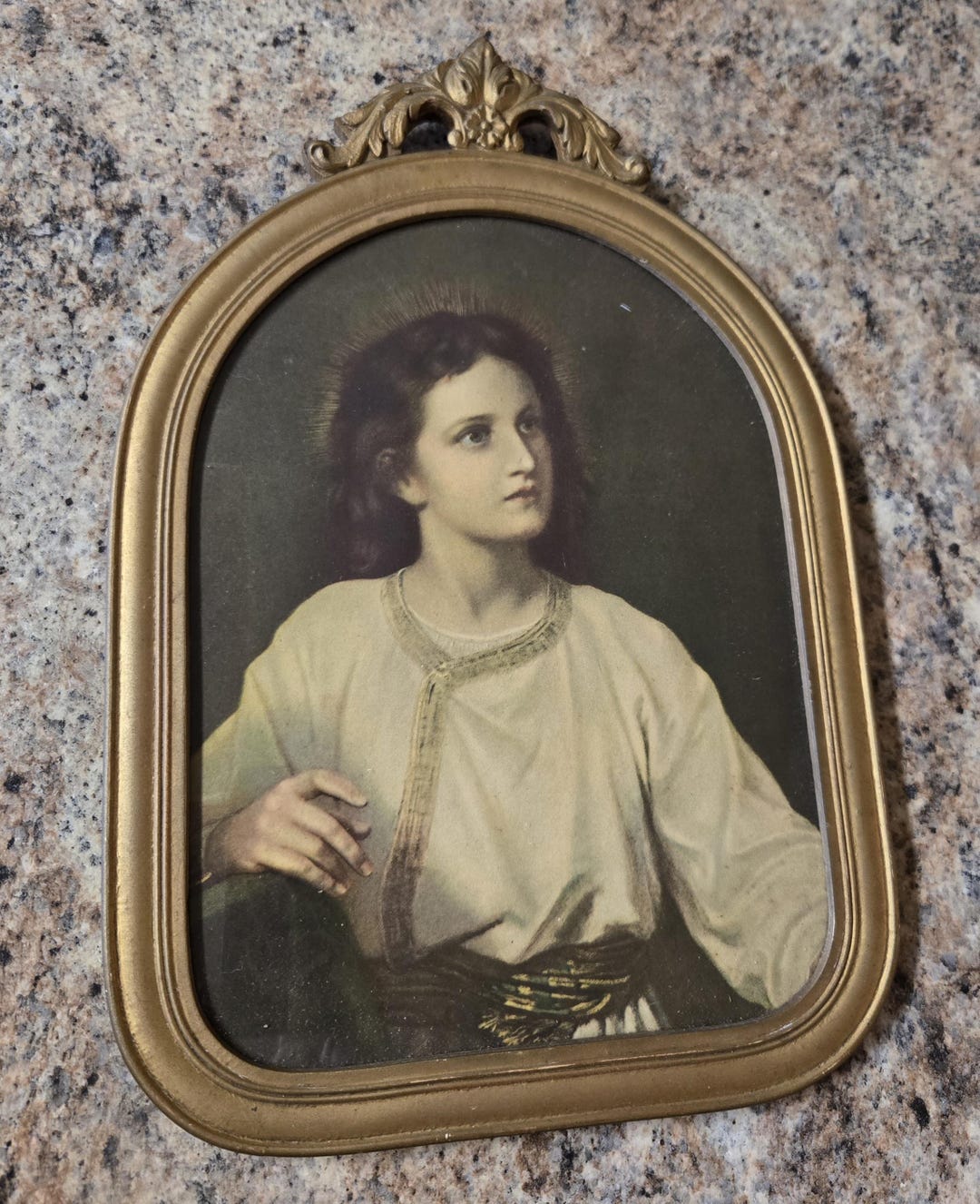 Vintage Jesus in the Temple at 12 Years Old/vintage 1950s Young Jesus ...