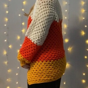 Candy Corn Cardigan - Etsy