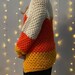 Candy Corn Cardigan - Etsy