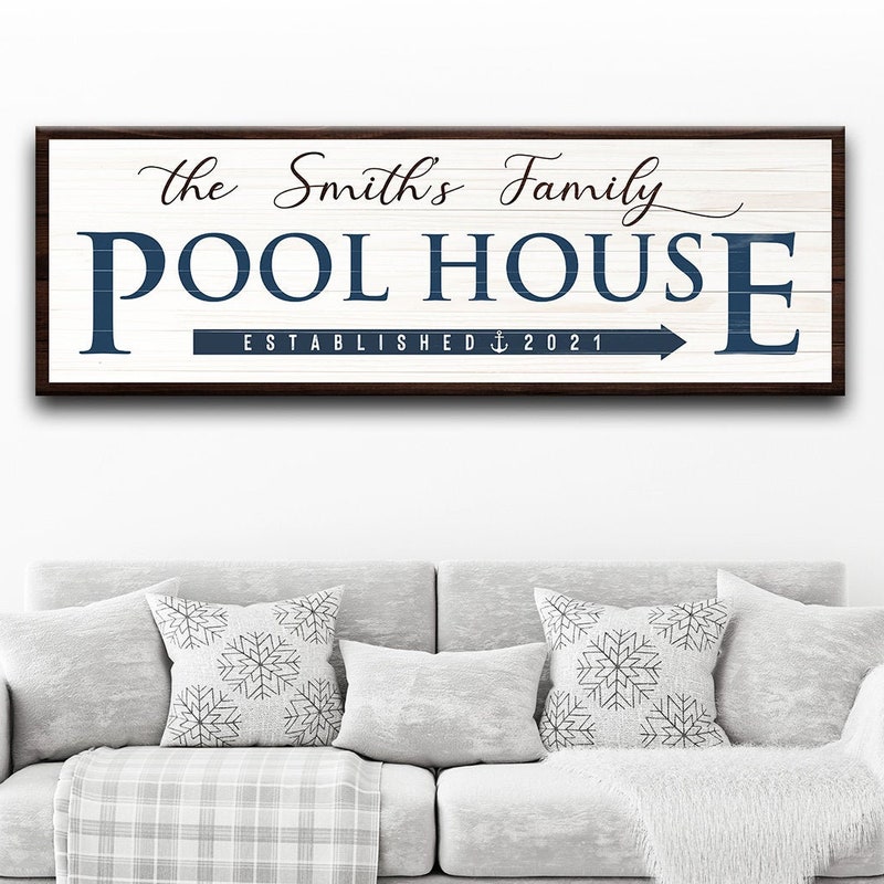Pool House Signs - Etsy