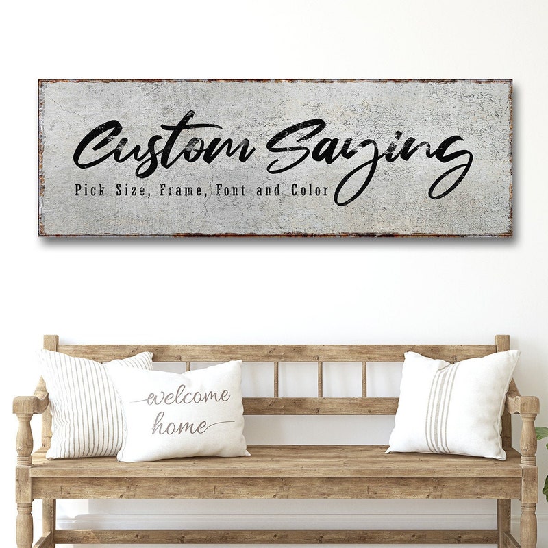Custom Sign - Etsy