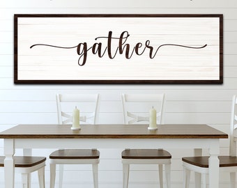 Large Gather Sign - Etsy