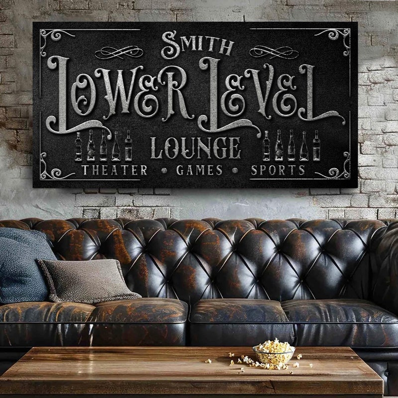 Lower Level Lounge Sign - Etsy