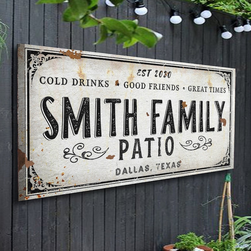 Outdoor Rustic Sign - Etsy