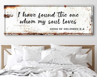 I Have Found the One Whom My Soul Loves Song of Solomon 3 4 - Etsy