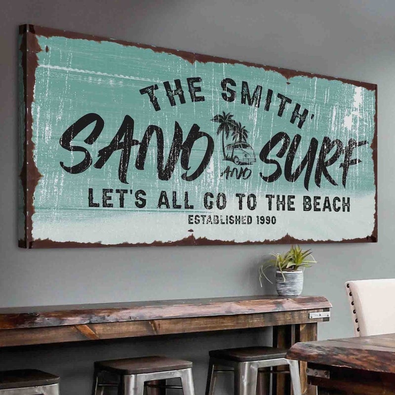 Surf Sign - Etsy