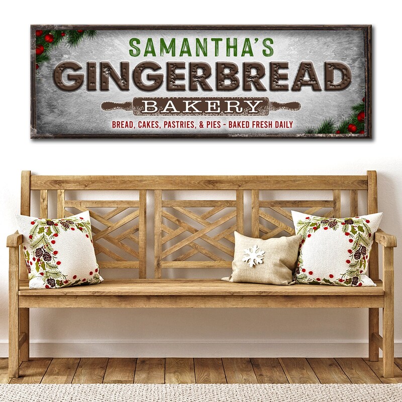 Gingerbread Sign - Etsy