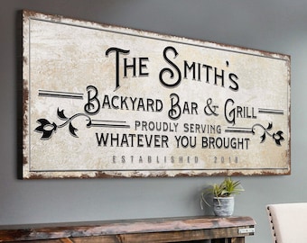 Custom Saloon Sign, Bar & Lounge Sign, Old Town Western Saloon Decor ...