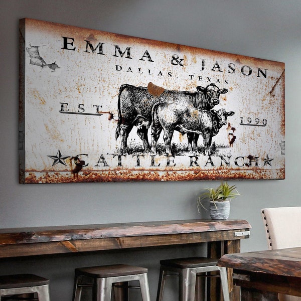 Angus Cattle Farm Sign - Etsy