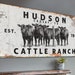 Cattle Company Ranch Farmhouse Cow Decor Sign Family Room Wall - Etsy