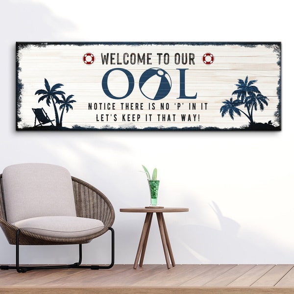 Funny Pool Signs - Etsy