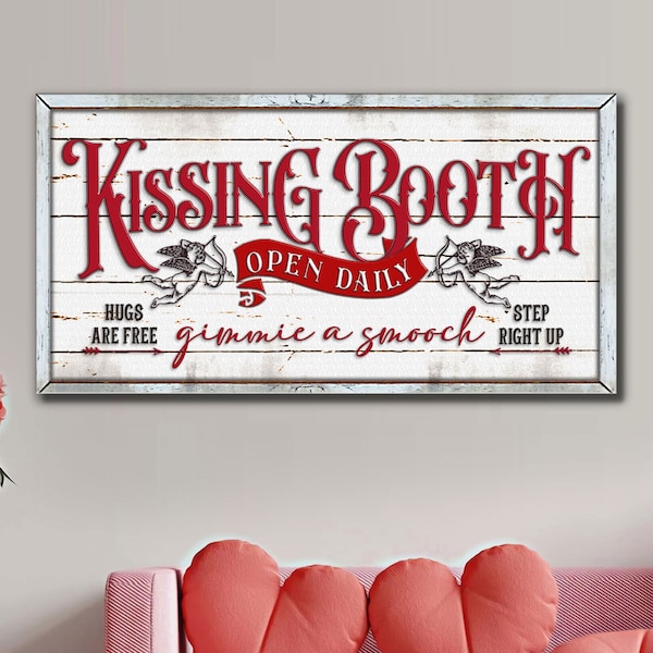 Kissing Booth Sign - Etsy
