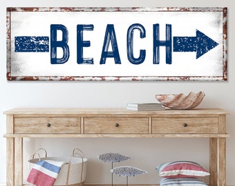 Rustic Beach Sign - Etsy
