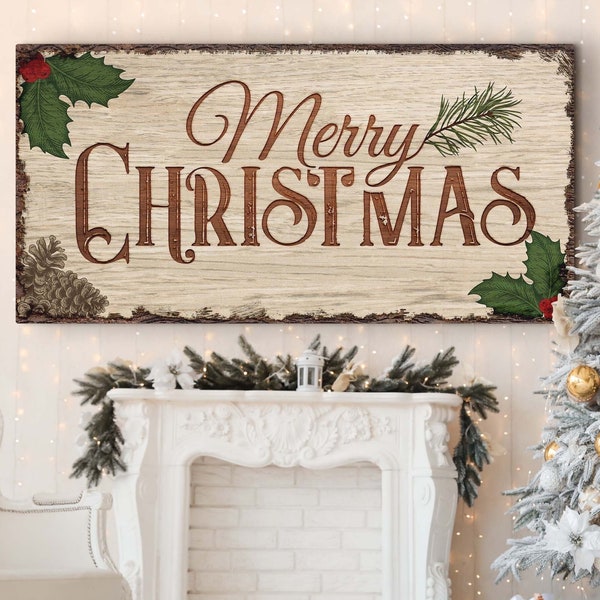 Christmas Wall Signs - Etsy