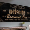 Basement Bar and Lounge Sign Man Cave Bar Sign Bar Sign for Home Bar ...