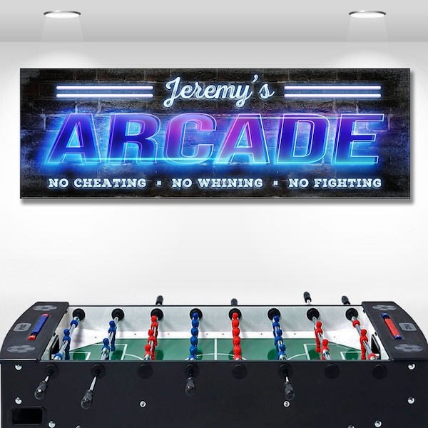 Custom Arcade Sign - Etsy