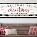 Christmas Sign Personalized Christmas Name Sign Wall Décor | Etsy