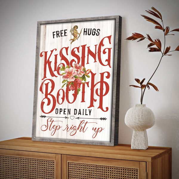 Kissing Booth Sign - Etsy