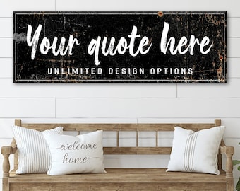 Custom Canvas Quote - Etsy