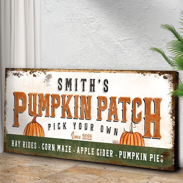 Pumpkin Patch Sign - Etsy