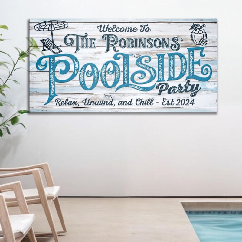Vintage Swimming Pool Signs - Etsy