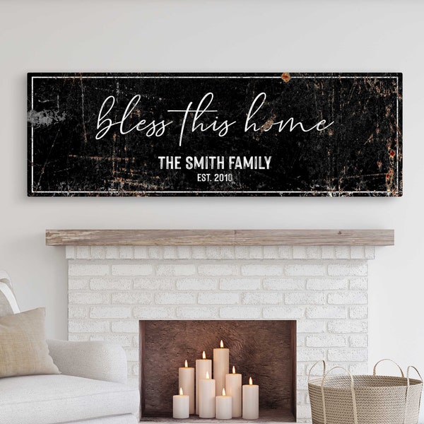 Bless This Home Sign - Etsy