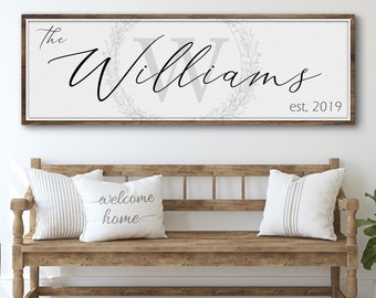 Last Name Wall Art - Etsy