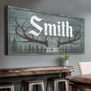 Hunting Gifts for Men | Deer Sign | Custom Hunting Sign | Personalized ...