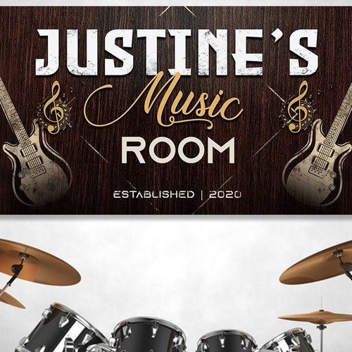 Personalized Music Room Sign Custom Music Studio Signs Gifts - Etsy Personalized Music Room Sign Custom Music Studio Signs Gifts - Etsy