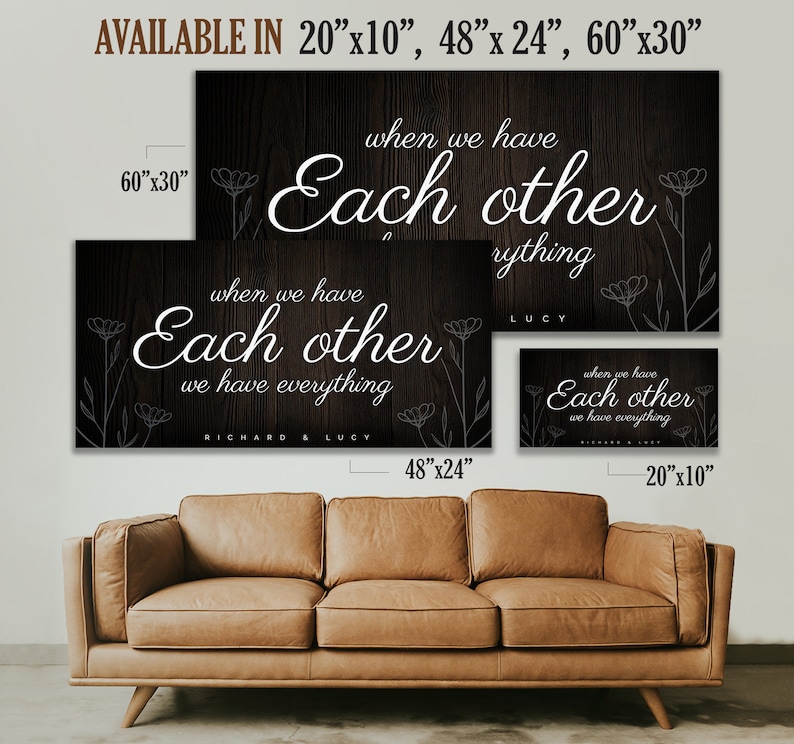 When We Have Each Other We Have Everything Sign | Etsy