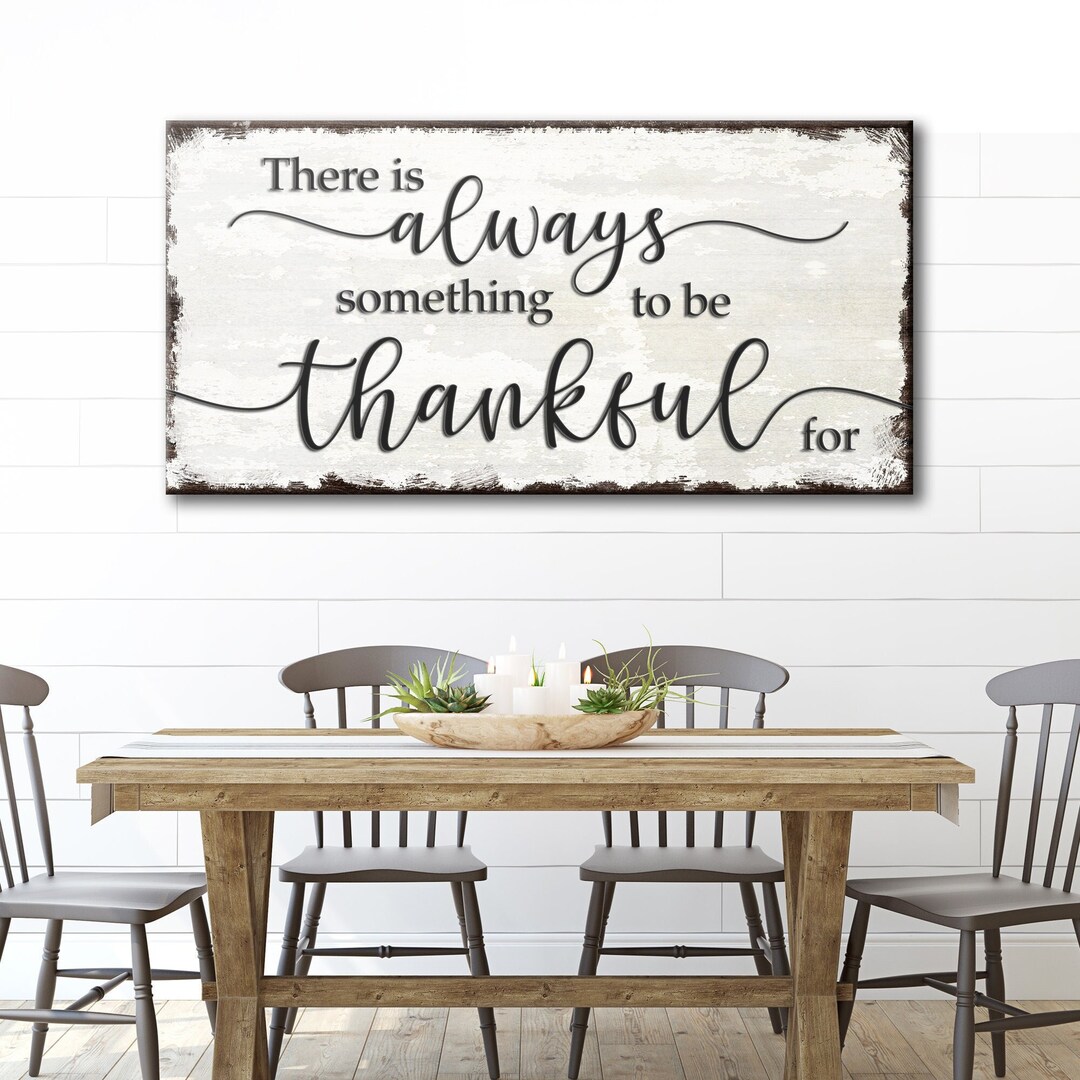 Fall Signs | Always Something to Be Thankful Quotes Wall Art ...