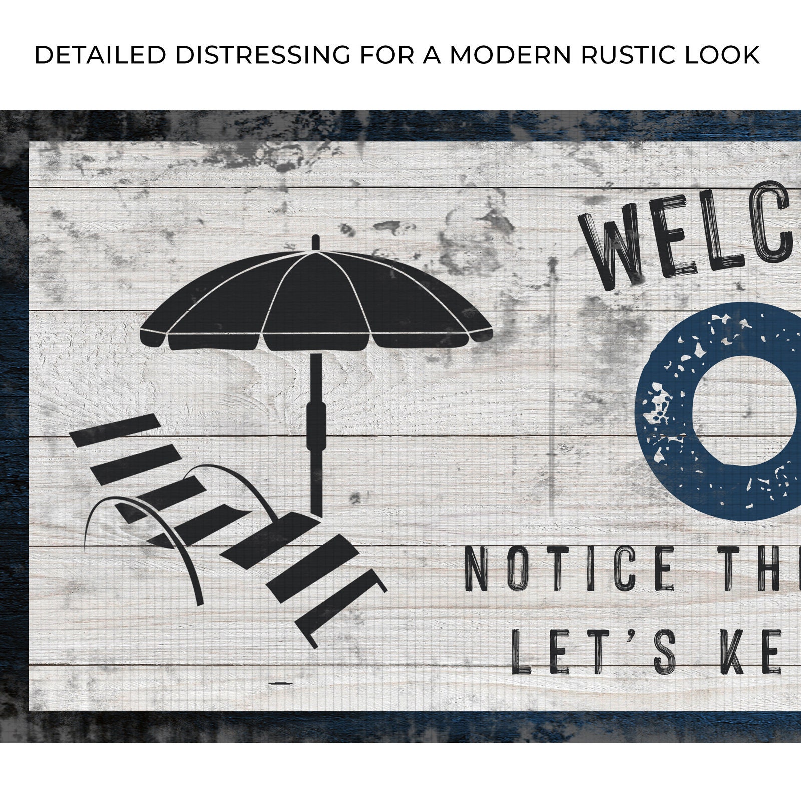 Welcome to Our Pool Sign Swimming Pool Décor Welcome Pool Sign - Etsy