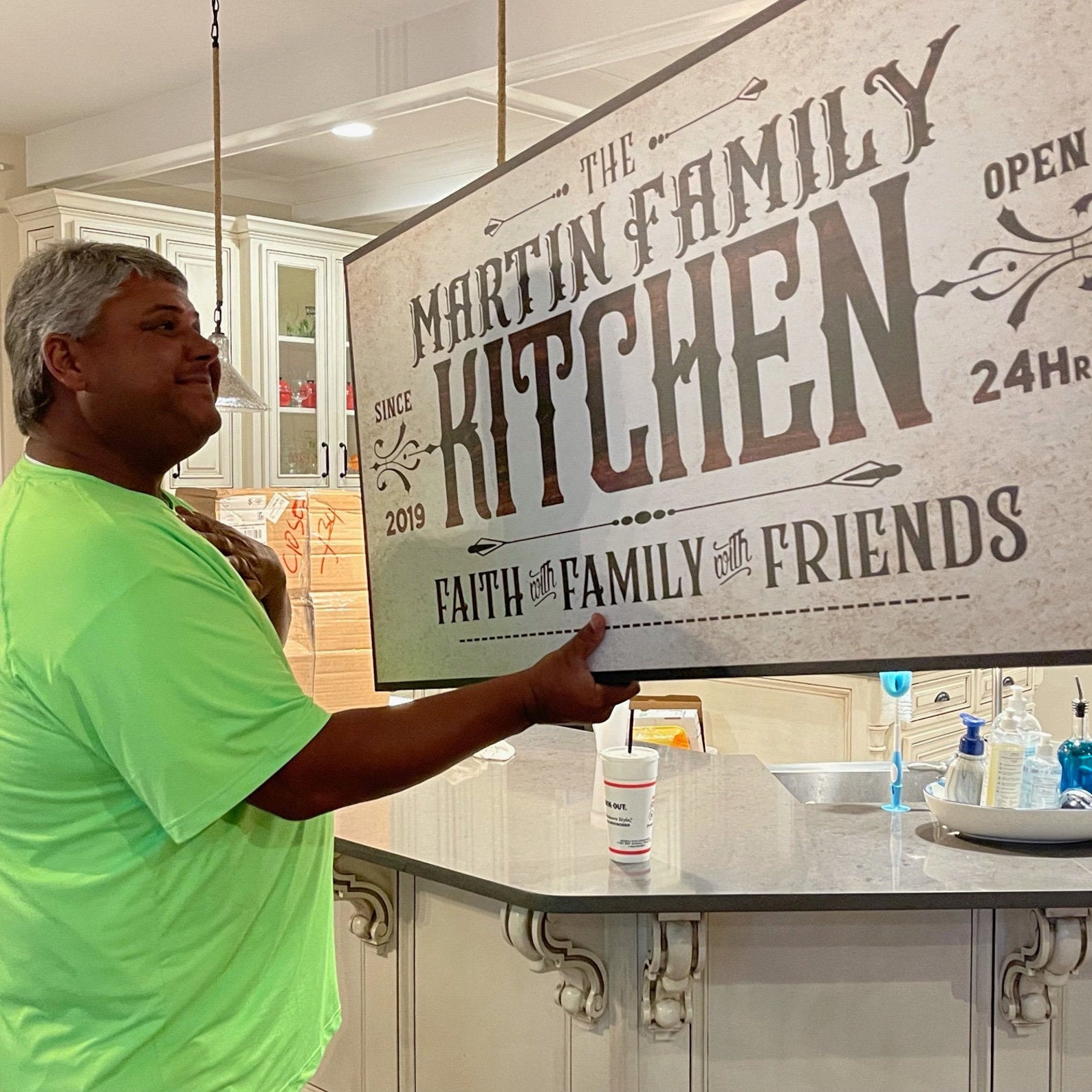 Kitchen Sign Custom | Kitchen Wall Art | Kitchen Family Sign ...