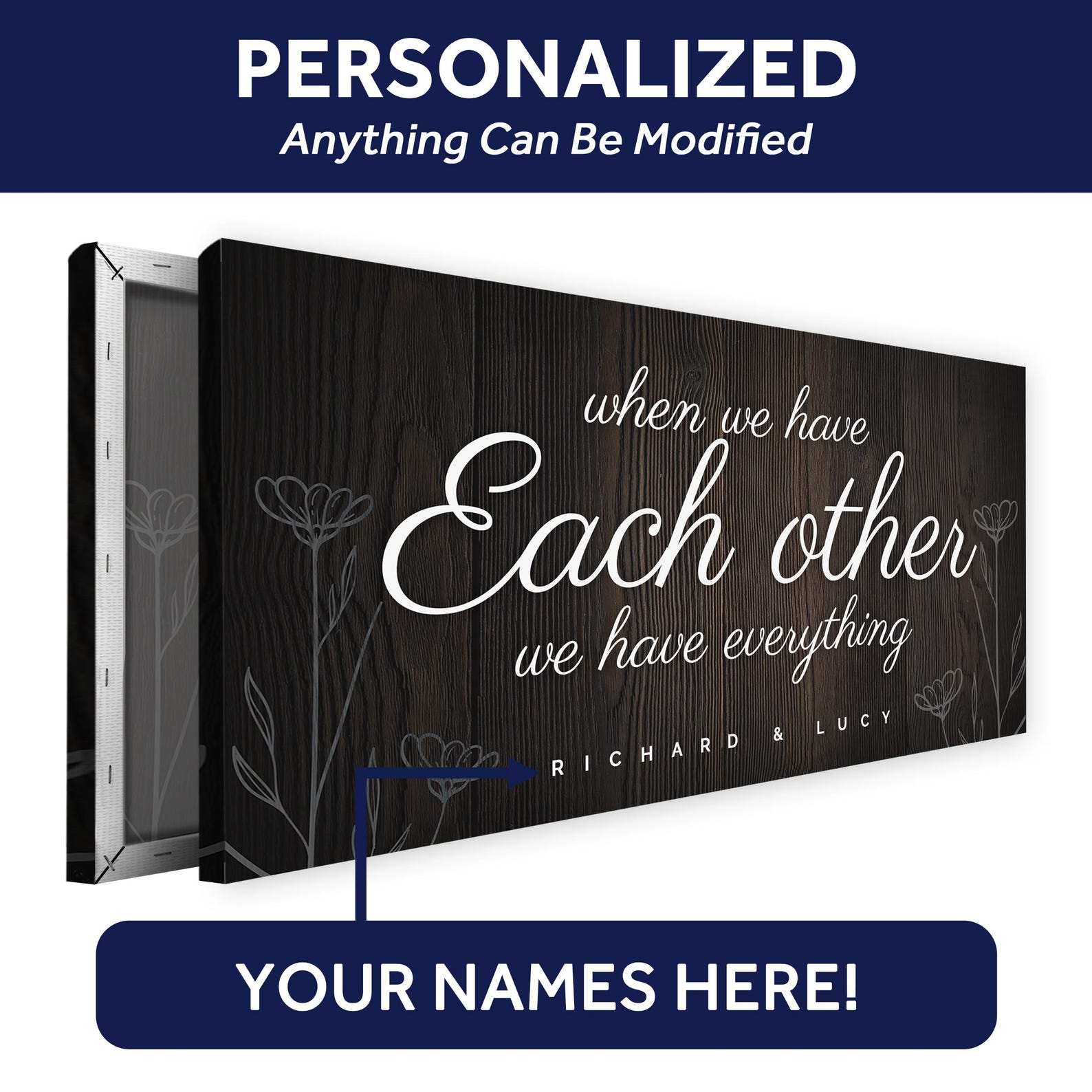 When We Have Each Other We Have Everything Sign | Wedding Anniversary ...