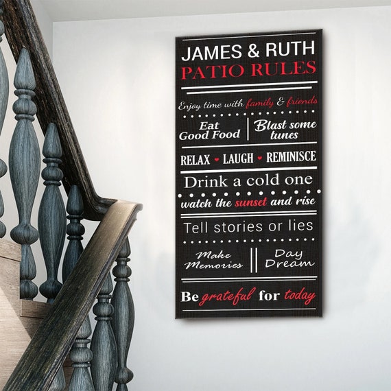 Rules Sign Parents Rules - Etsy