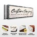 Custom Sign | Personalized Home Sign | Family Canvas | Custom Quote ...