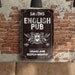 English Pub Bar Decor Personalized Wooden Bar Signs Outdoor Bar Sign ...